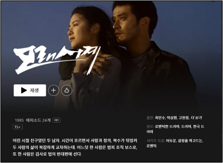 30년 된 `모래시계`에 눈물짓는 2030… 추억의 드라마 OTT발 `역주행` | 디지털타임스